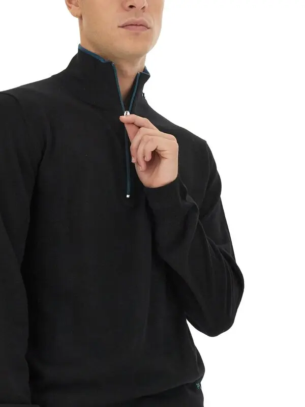 Paul Smith Logo Embroidered Polo Shirt