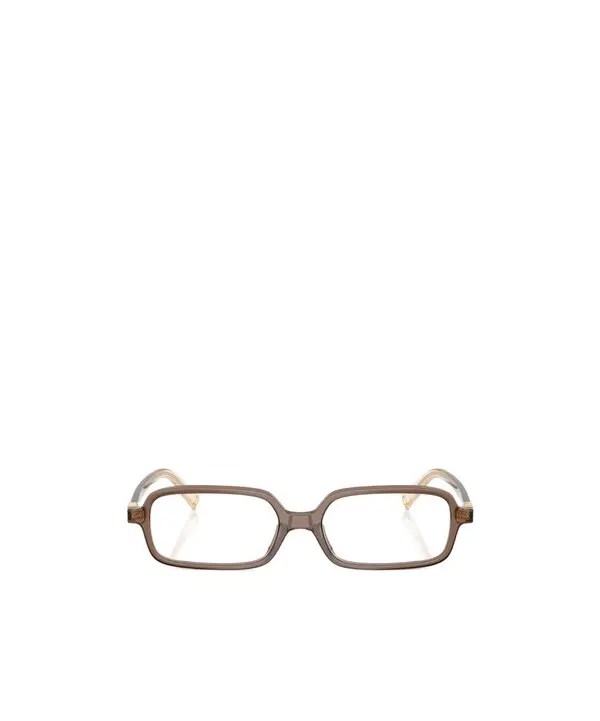 Miu Miu Pillow Frame Eyeglasses - Brown