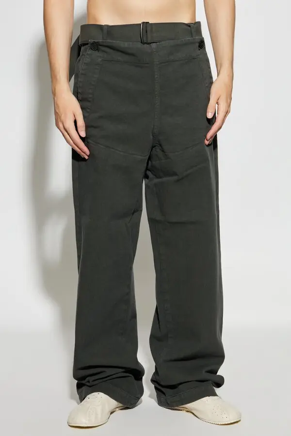 Dries Van Noten Belt Loop Track Pants - Black