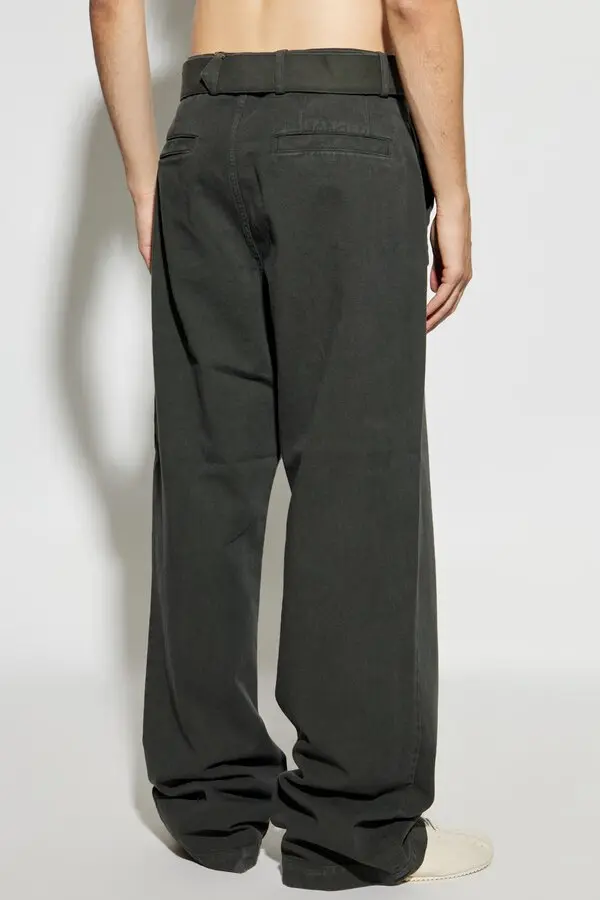 Dries Van Noten Belt Loop Track Pants - Black