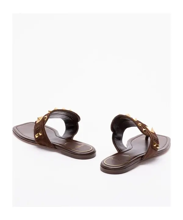 Valentino Garavani Rockstud Slip-on Thong Sandals