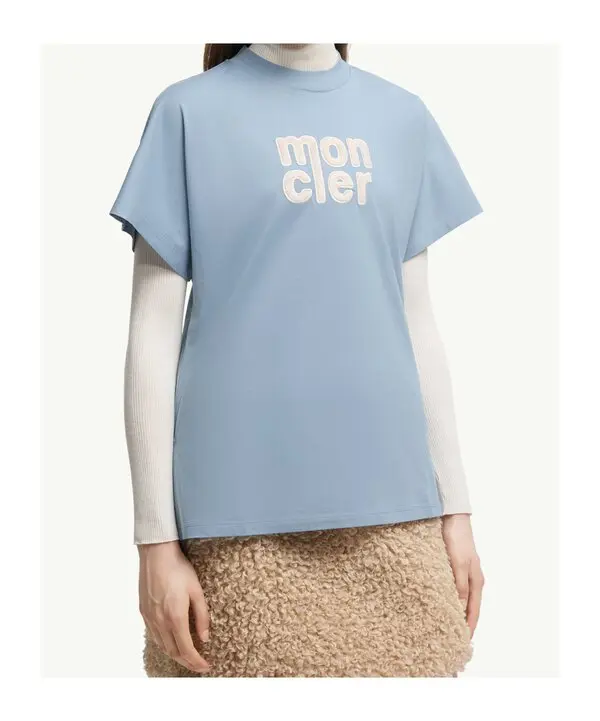 Moncler Teddy Logo Cotton T-shirt