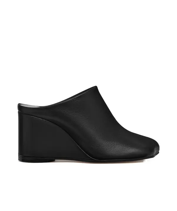MAISON MARGIELA Asymmetric Toe Wedge Mules