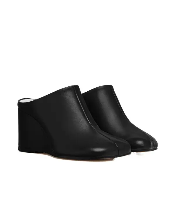 MAISON MARGIELA Asymmetric Toe Wedge Mules