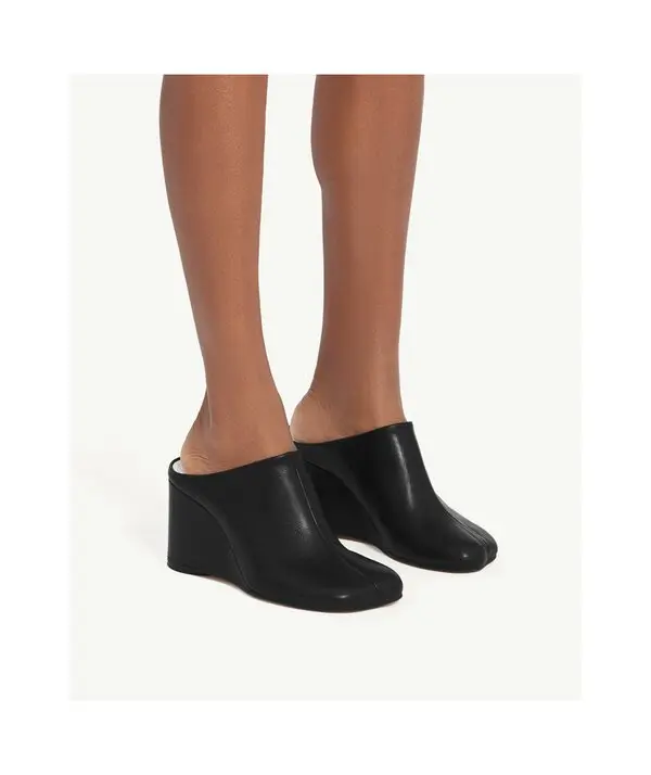 MAISON MARGIELA Asymmetric Toe Wedge Mules