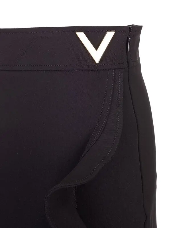 Valentino Garavani Vgold Ruffled Skorts