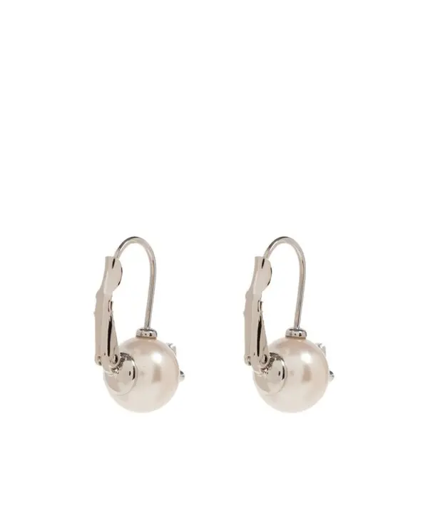 VIVIENNE WESTWOOD Logo-embossed Pearl Drop Earrings