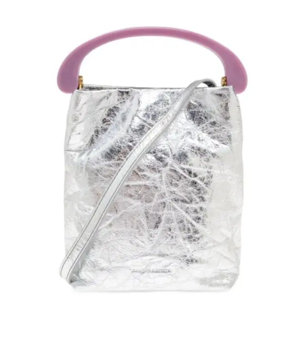 Dries Van Noten Single Handle Crossbody Bag - White