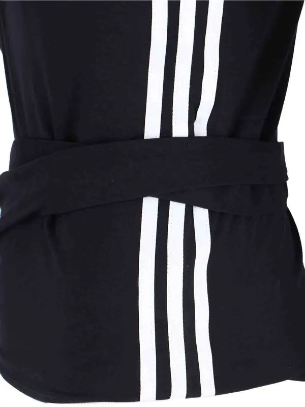 Y3 3-striped Belted T-shirt - Black