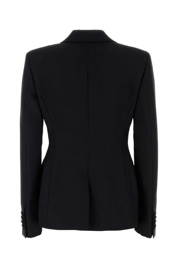 Moschino Double-breasted Tailored Blazer - Black