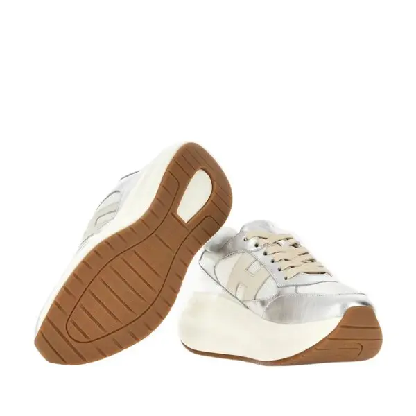 Hogan Maxi I Active Sneakers - Silver