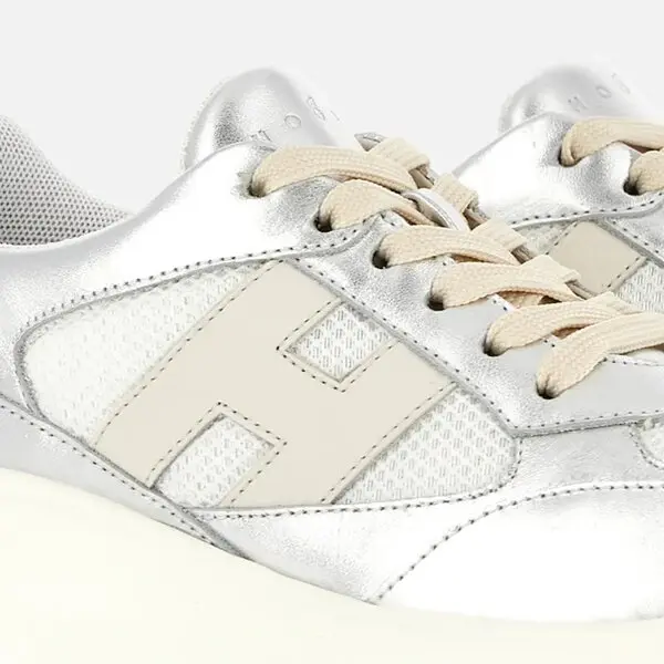 Hogan Maxi I Active Sneakers - Silver