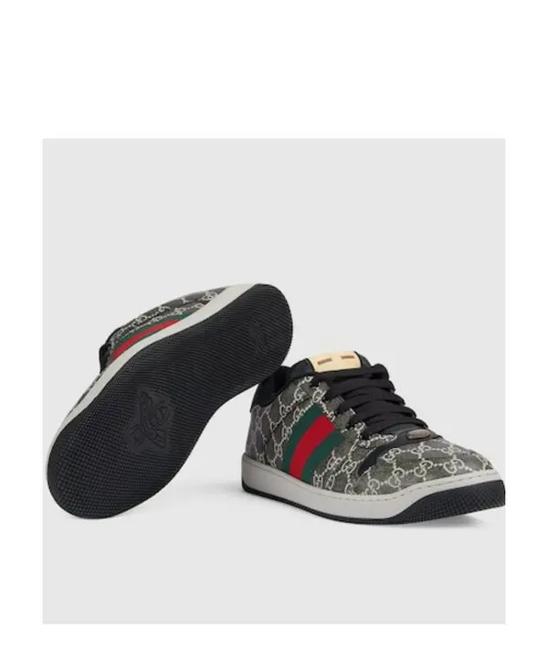 Gucci Screener Low-top Sneakers - Black