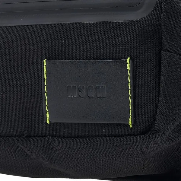MSGM Zippered Waist Pack With Adjustable Belt