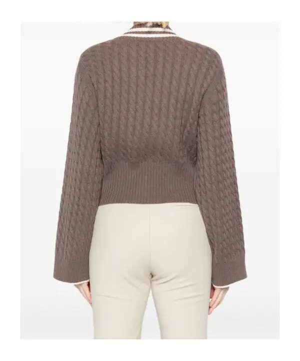 Brunello Cucinelli Cable-knit V-neck Sweater - Cdf07