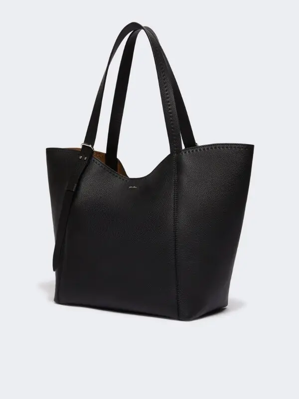 Max Mara Trapezoidal Tote Bag With Magnetic Clasp