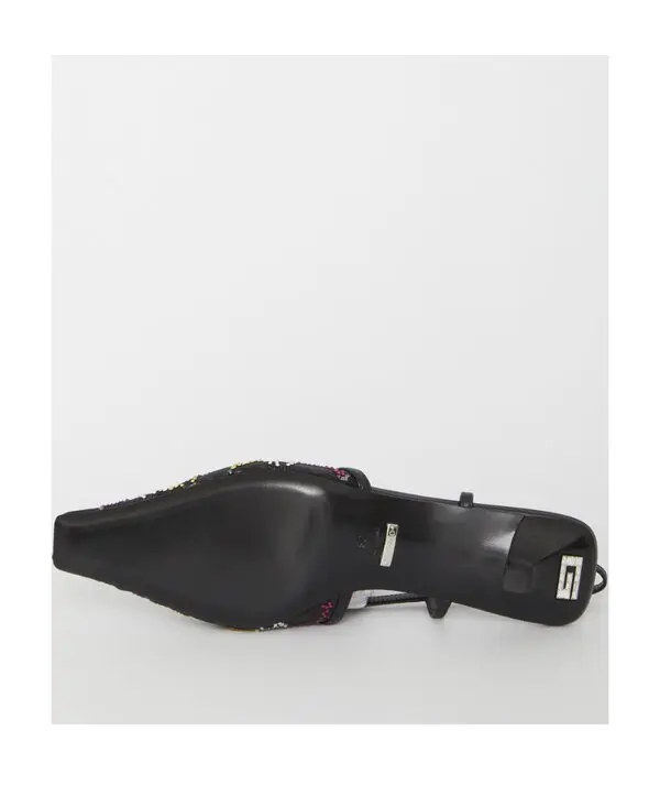 Gucci Embellished Slingback Pumps