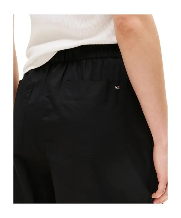 Tommy Hilfiger Wide Leg Relaxed Poplin Trousers