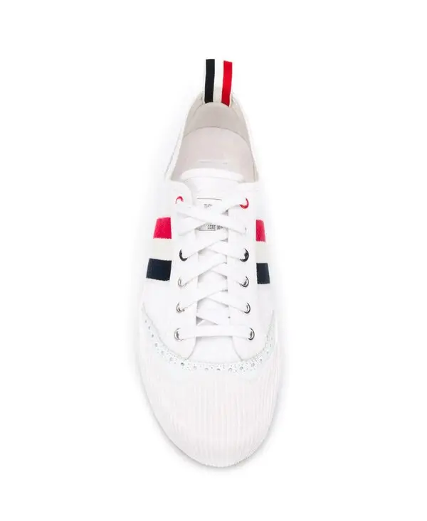 Thom Browne Canvas Brogue Sneakers