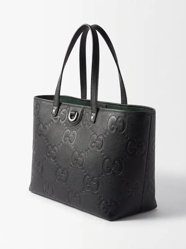 Gucci Jumbo Gg Tote Bag - Black