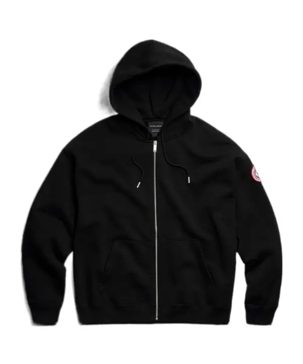 Canada Goose Rove Full Zip Hooded Sweatshirt - Black