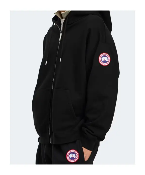 Canada Goose Rove Full Zip Hooded Sweatshirt - Black