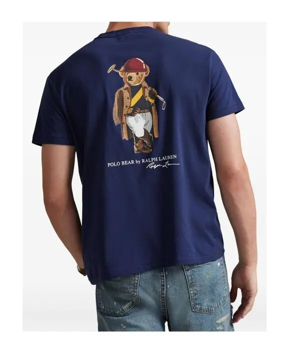 Polo Ralph Lauren Polo Bear Printed Crewneck T-shirt - Blue