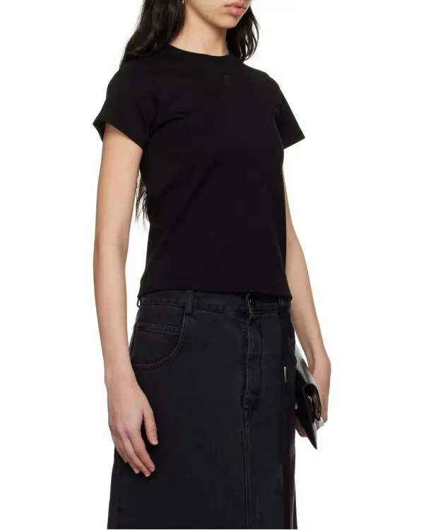 Alexander McQueen Skull Embroidered Crewneck T-shirt