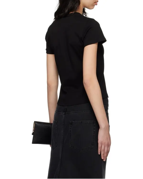 Alexander McQueen Skull Embroidered Crewneck T-shirt