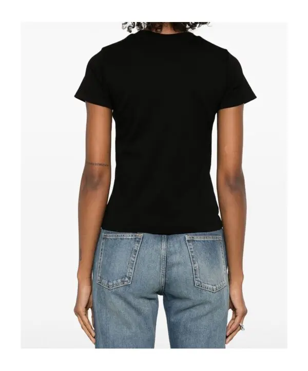 Alexander McQueen Skull Embroidered Crewneck T-shirt