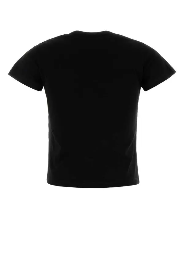 Alexander McQueen Skull Embroidered Crewneck T-shirt - Black