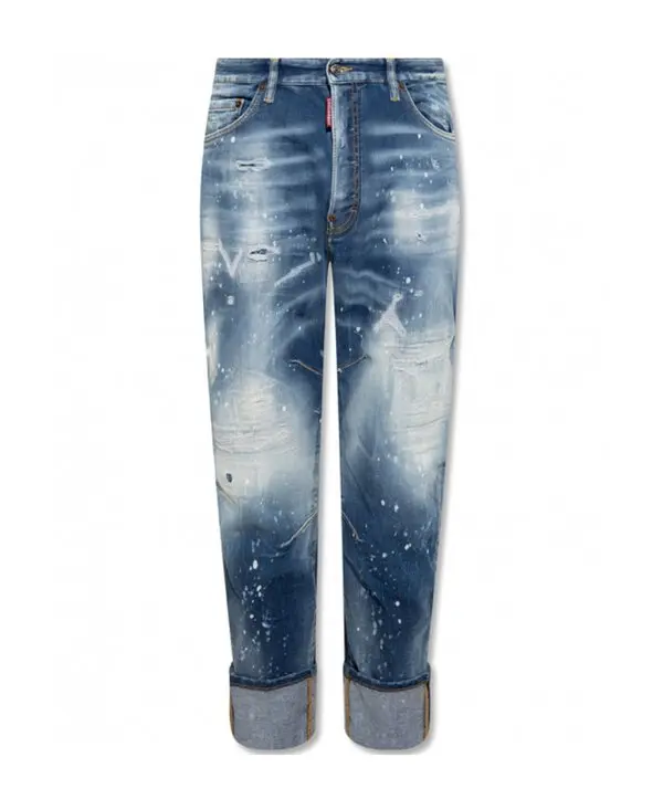 Dsquared2 Eviction Notice Cropped Jeans
