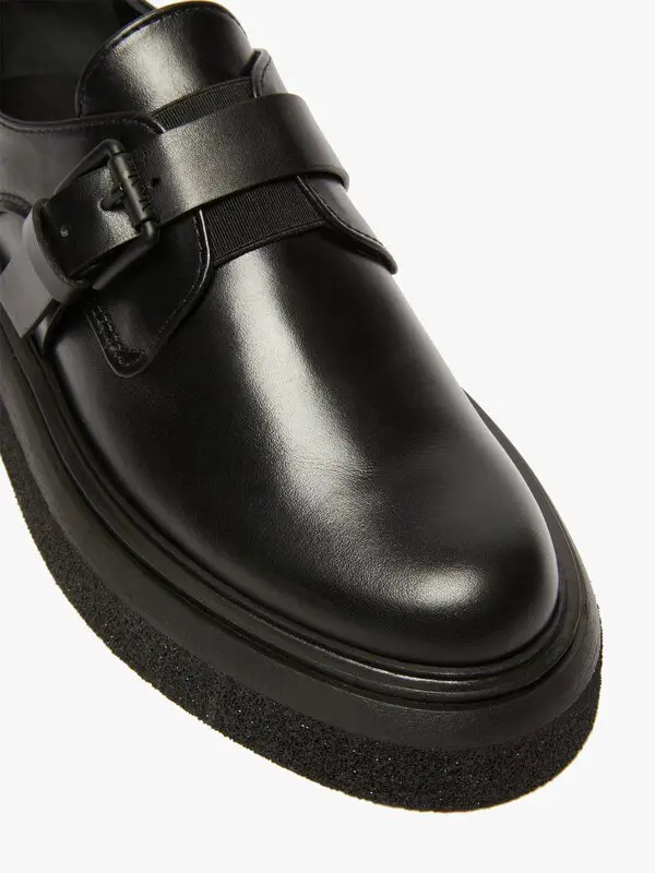 Max Mara Monk Strap Platform Shoes