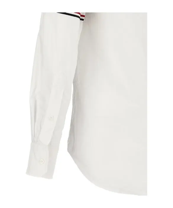 Thom Browne 4-bar Stripe Detailed Buttoned Shirt
