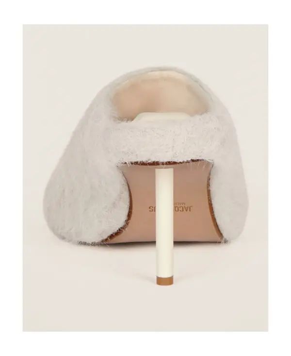 Jacquemus 100mm Knitted Square-toe Mules