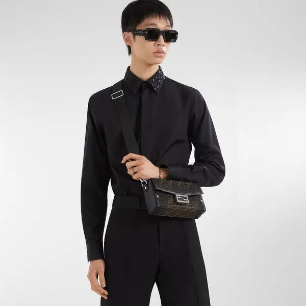 Fendi Ff Fabric Bag - Brown