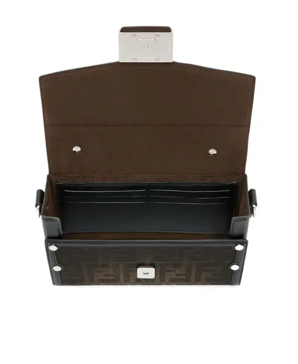 Fendi Ff Fabric Bag - Brown