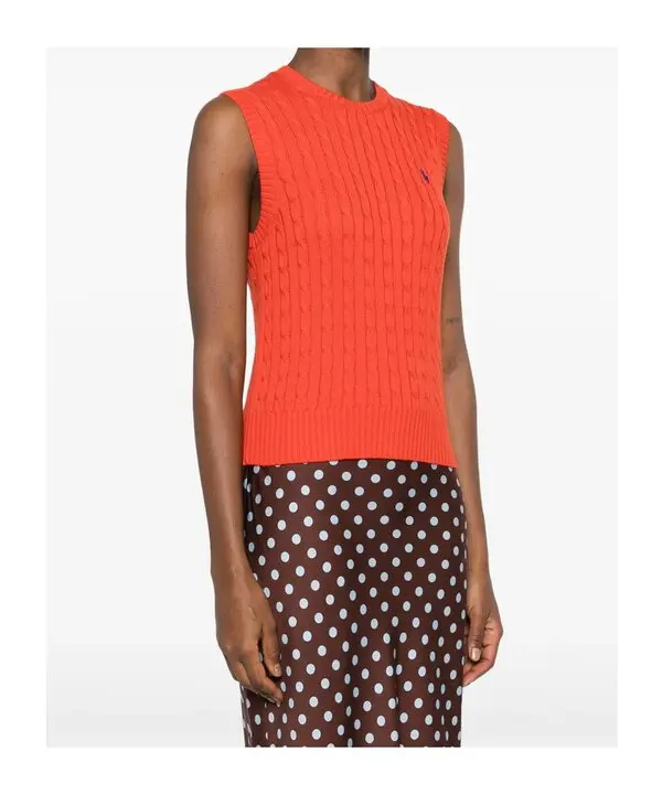 Ralph Lauren Polo Crewneck Braided Vest