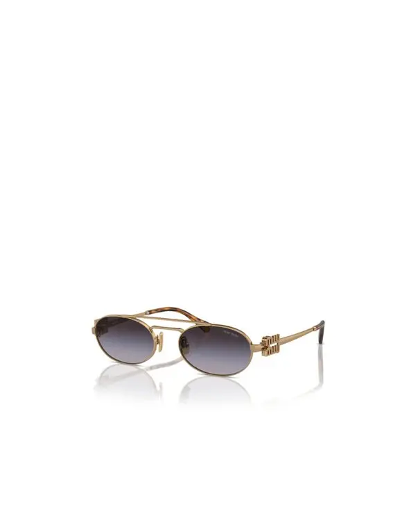Miu Miu Oval Frame Sunglasses