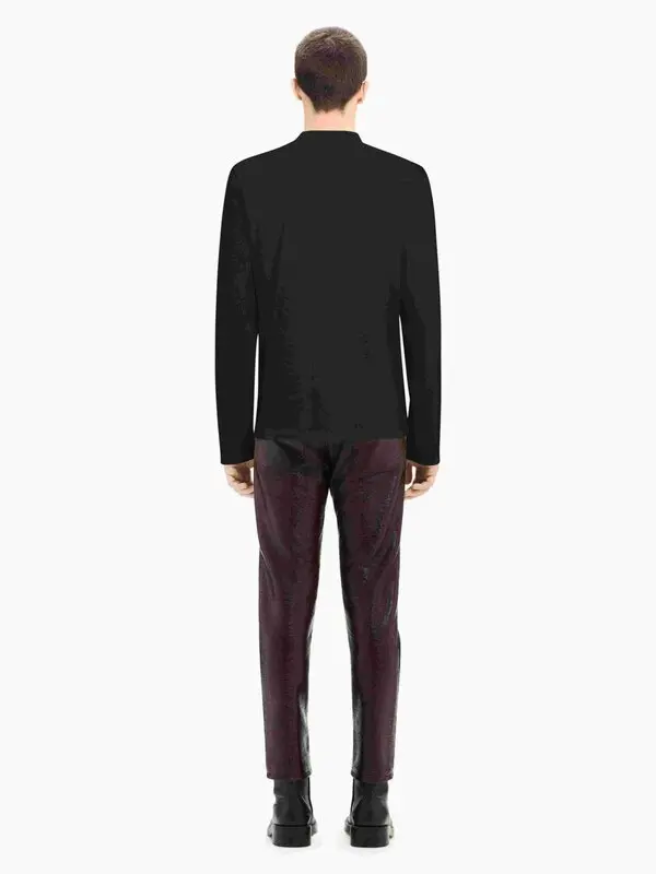COURREGES Courrèges Logo Embroidered Long-sleeve T-shirt