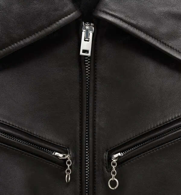 LEMAIRE Boxy Leather Blouson - Mocha