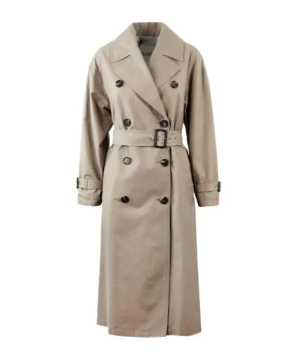Max Mara Fiorito Double-breasted Belted Trench Coat - Camel