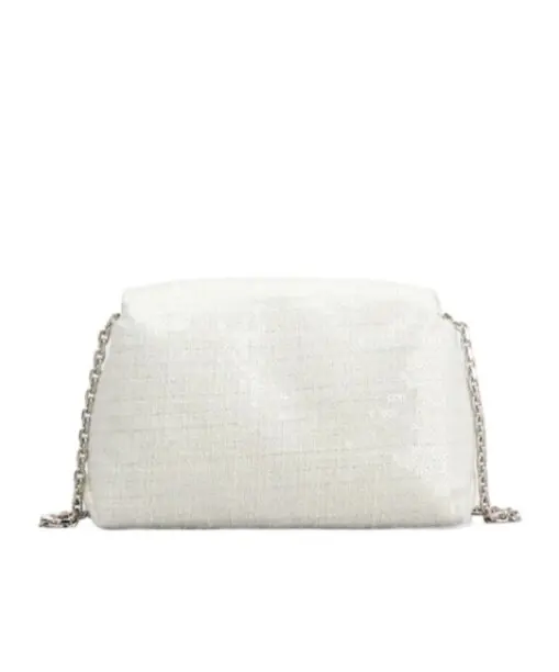 ROGER VIVIER Efflorescence Cross Body Bag With Crystal Buckle