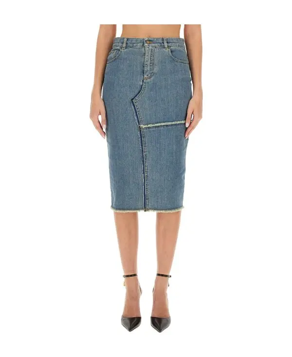 TOM FORD Denim Midi Skirt