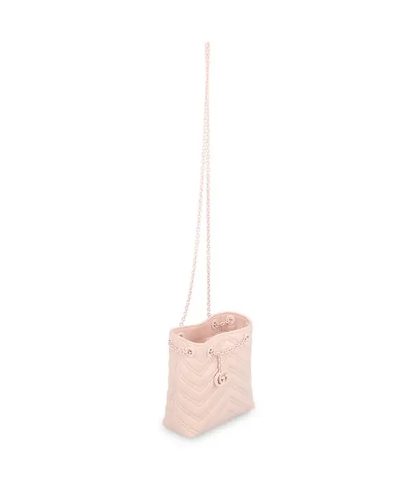 Gucci Gg Marmont Nano Bucket Bag - Pink