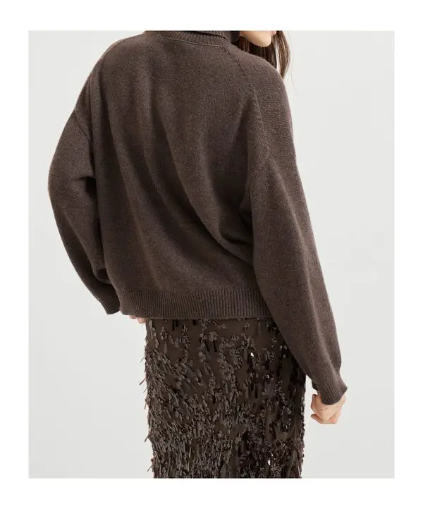 Brunello Cucinelli Long Sleeve Turtleneck Sweater