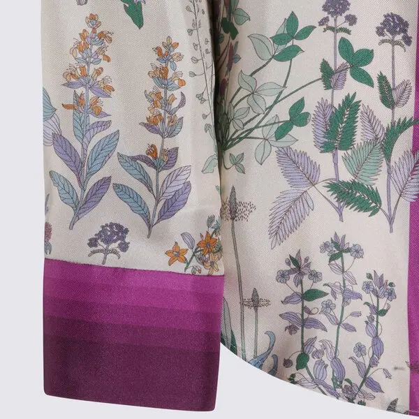 Gucci Printed Silk Twill Shirt
