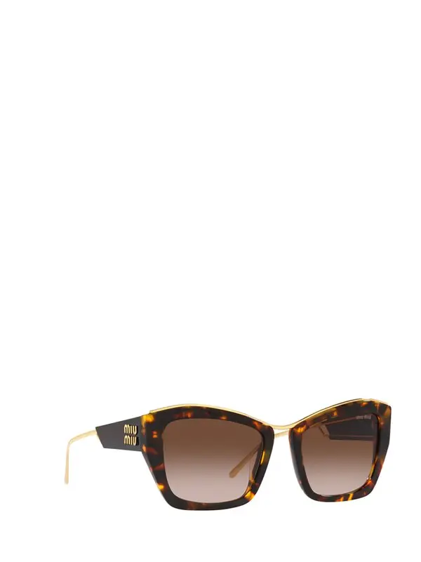 Miu Miu Cat Eye Frame Sunglasses With Logo Detail