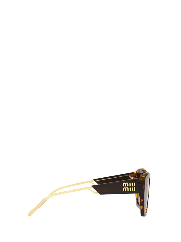 Miu Miu Cat Eye Frame Sunglasses With Logo Detail