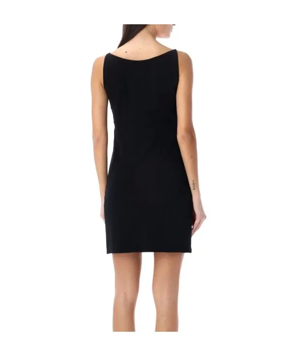 Versace Draped Coin-detailed Mini Dress